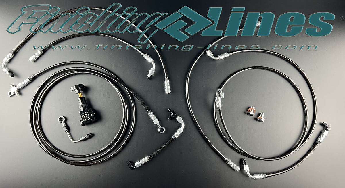 Fox Body Mustang Drag Race Setup Brake Line Kit with Adjustable Propor ...