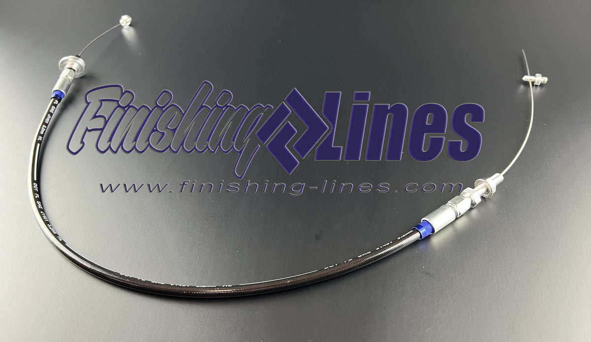 Honda Throttle Cable - 18" length - straight ends – Finishing Lines