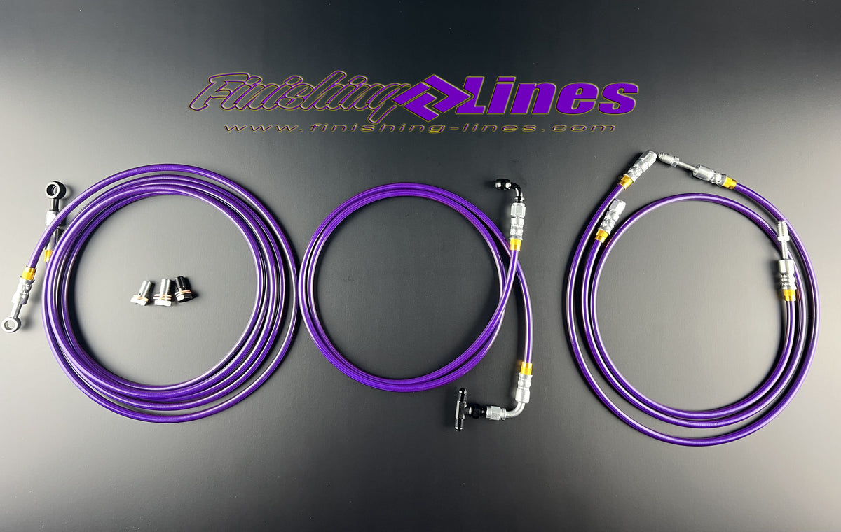 S13/S14 Nissan 240SX Inline Hand Brake Line Kit – Finishing Lines