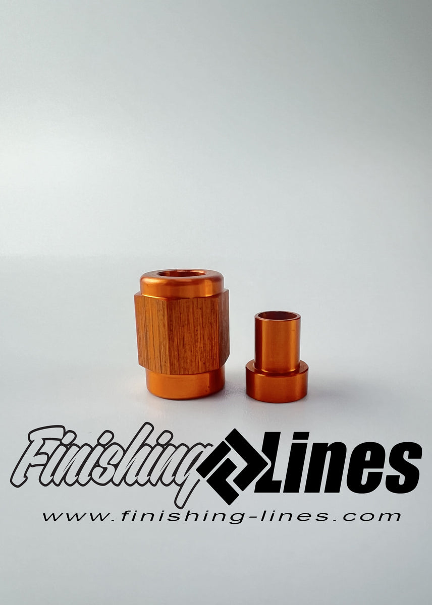 3AN Tube Nut and Sleeve-TANGERINE – Finishing Lines