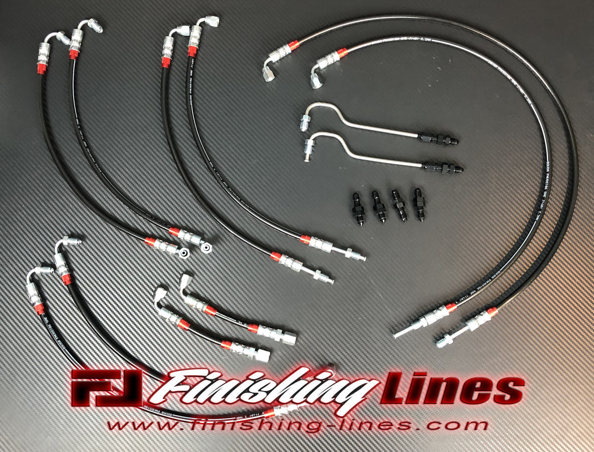 EG Full Tuck Brake Line Kit (stock master cylinder setup) – Finishing Lines